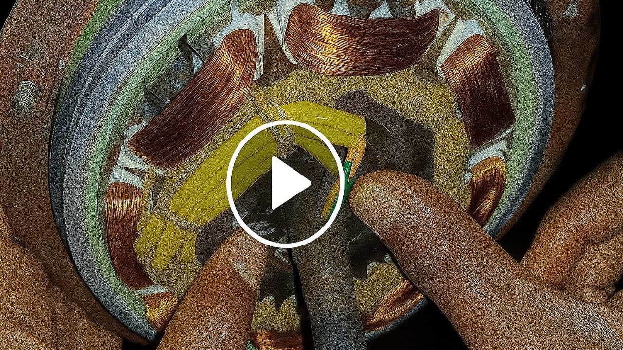 Ceiling Fan Coil Rewinding & Fitting Step by Step Repair Tutorial। 🔌 ...