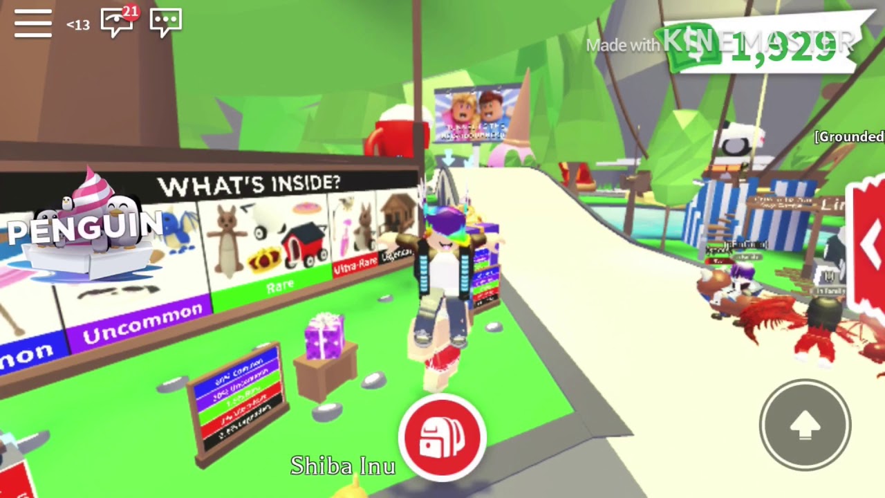 Made a Neon Rideabel Shiba Inu in Adopt Me - YouTube