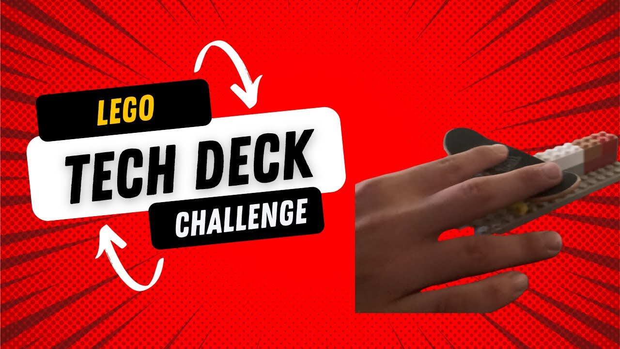 Lego tech deck challenge: fun way to play with tech decks - YouTube