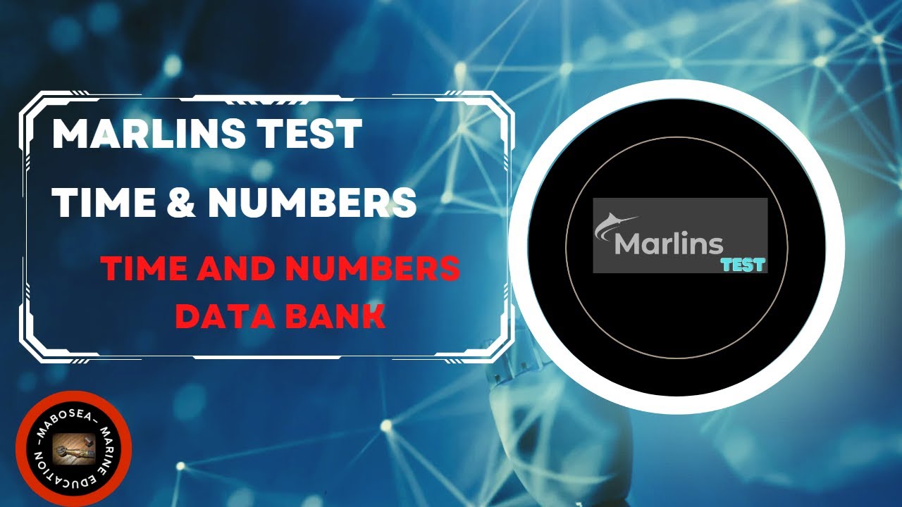 Marlins Test Time and Numbers practice for seafarers - YouTube