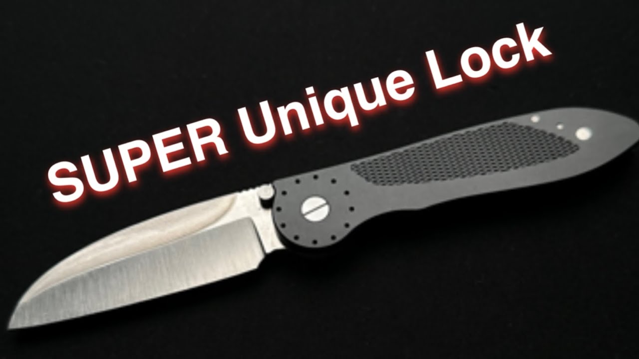 A Crazy Unique Lock— The Ravenlock Knife Knife Review - YouTube