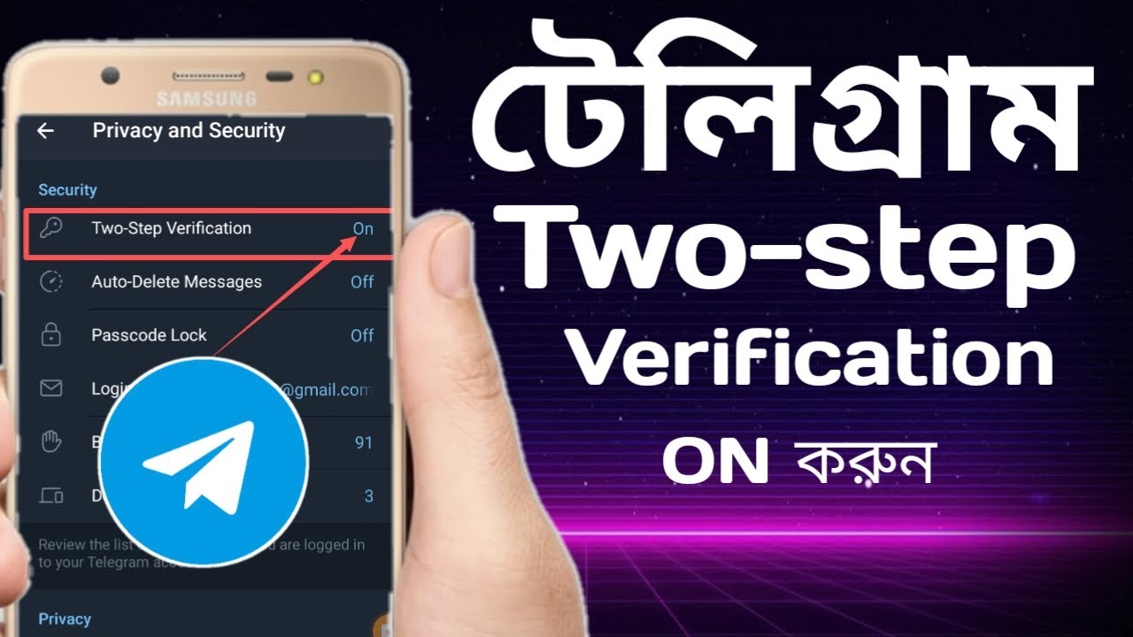 how to set up two step verification on telegram | telegram two step ...