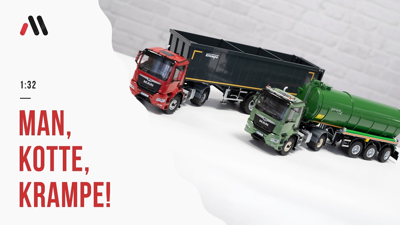 Wiking Trucks & Trailer im Review - YouTube