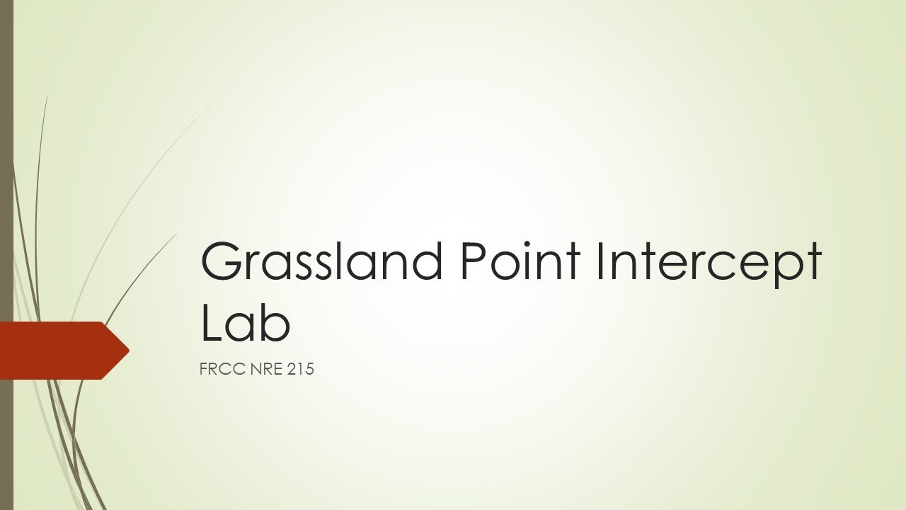 grassland Point Intercept Lab - YouTube
