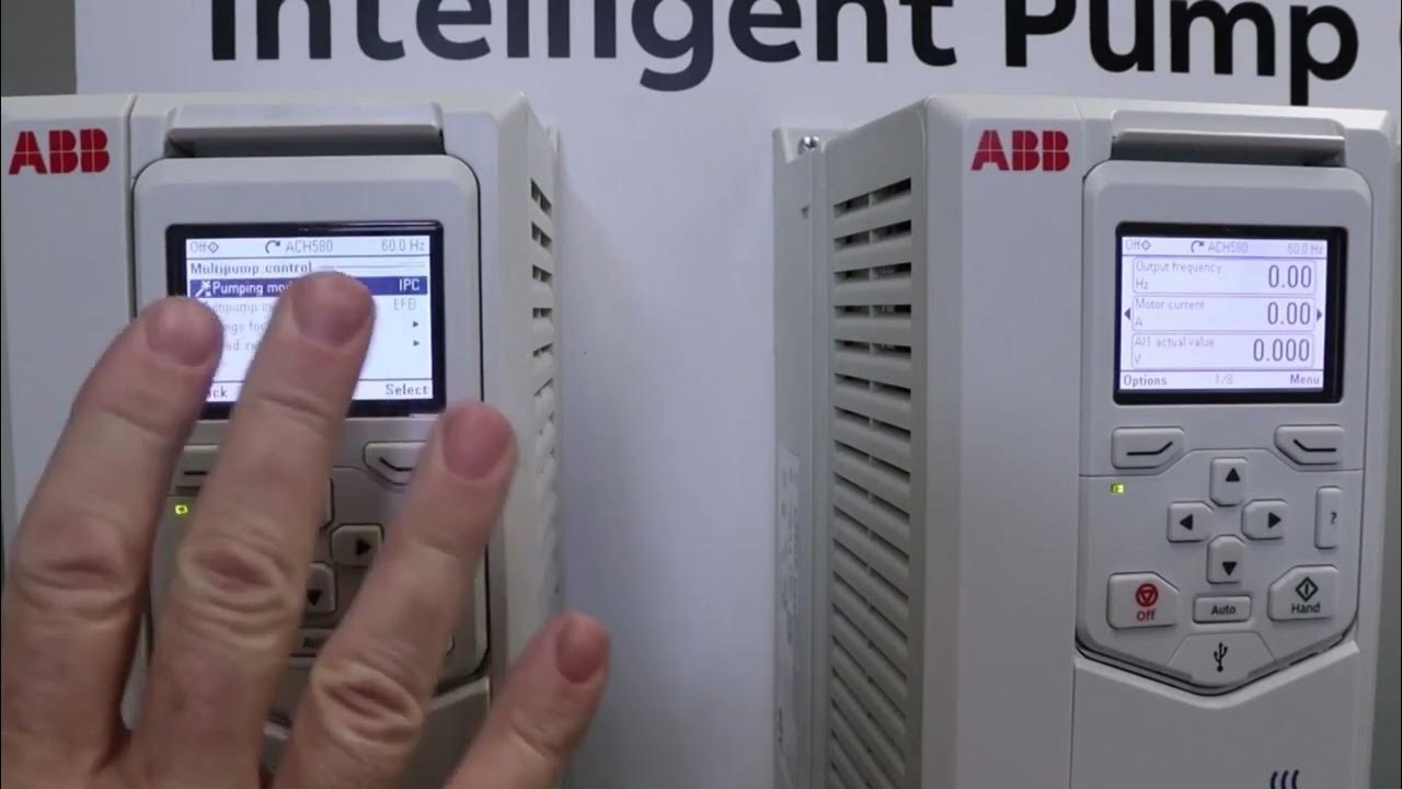 ABB ACH580 Variable Frequency Drive Intelligent Pump Control Setup ...