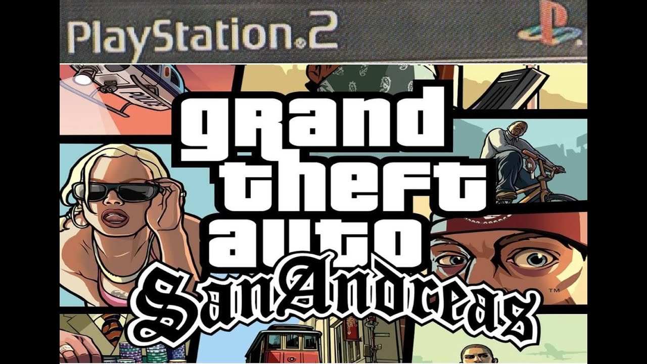 Grand Theft Auto San Andreas (GTA 3) no PS2 - YouTube