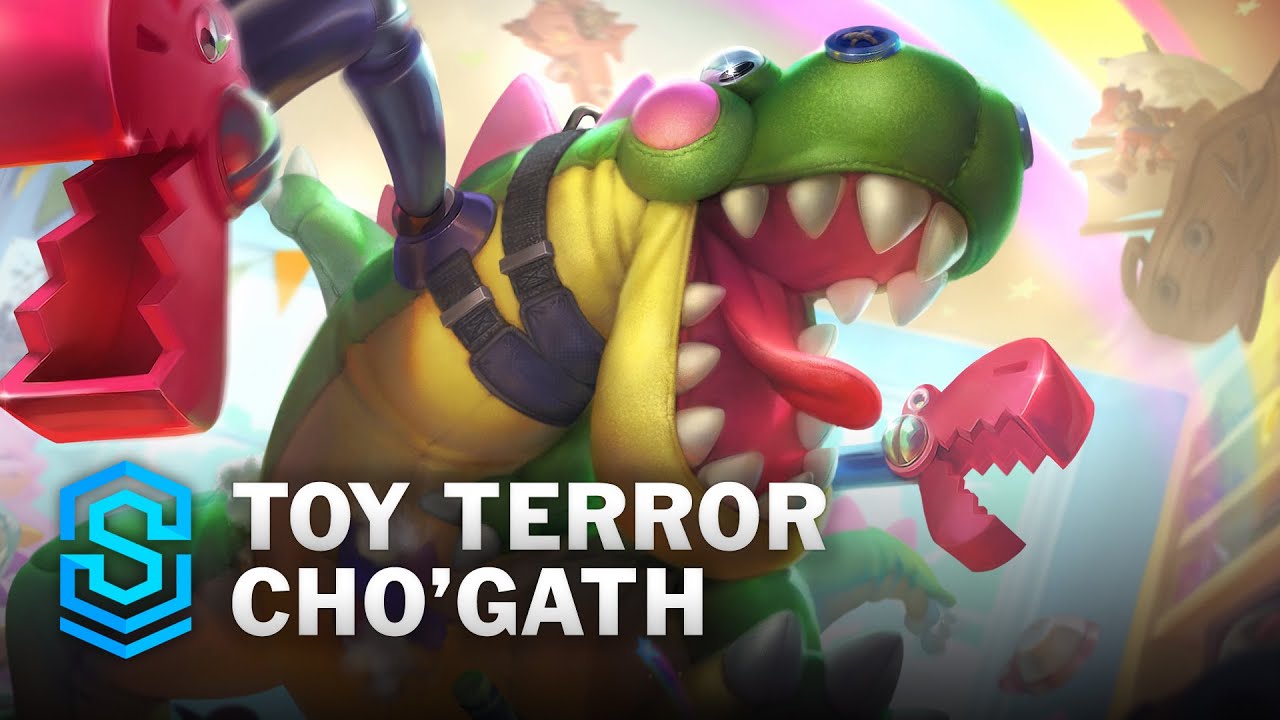 Toy Terror Cho'Gath Skin Spotlight - League of Legends - YouTube