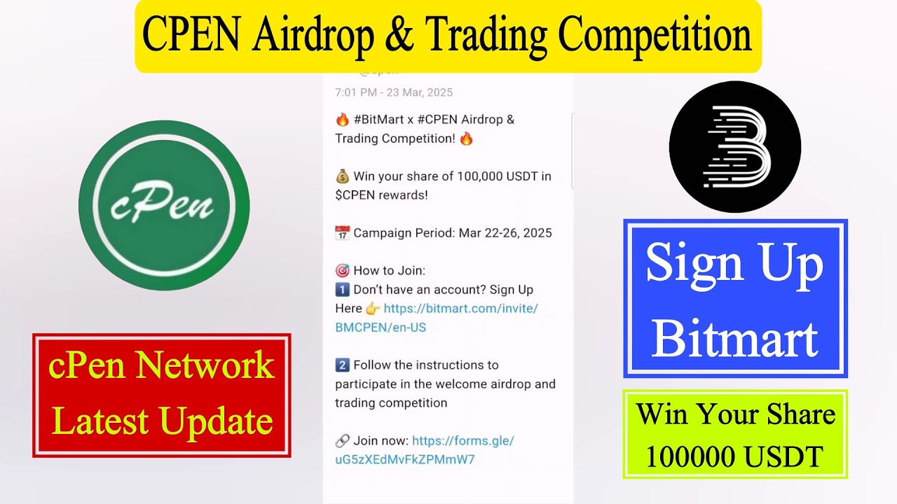 cPen Network New Update | CPEN Airdrop & Trading Competition | cpen Video Code | cPen New Task ...