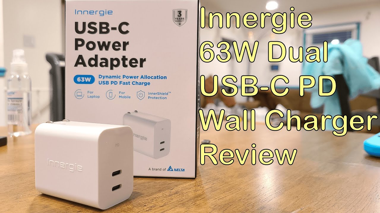 Innergie C6 Duo 63W PD Wall Charger Review - YouTube