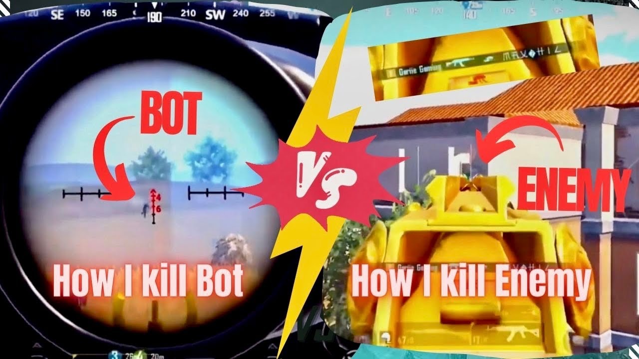 How I kill bots vs how I kill Enemies #bgmigirlgamer - YouTube