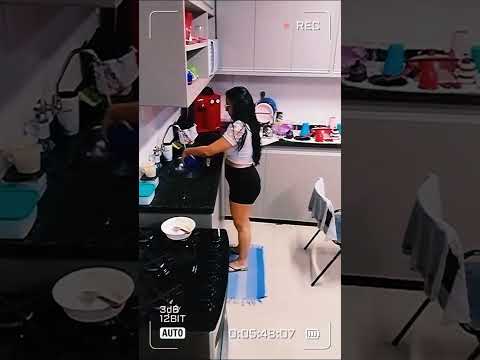 I Caught My Maid Scratching And Sniffing Her Itchy Buttocks While Cooking