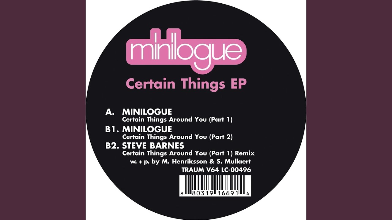 Certain Things Around You, Pt. 1 - YouTube