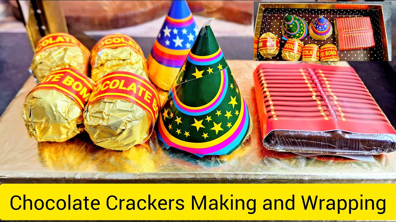 Chocolate Fire Crackers | Diwali Sweets | Dipawali Homemade Chocolates ...