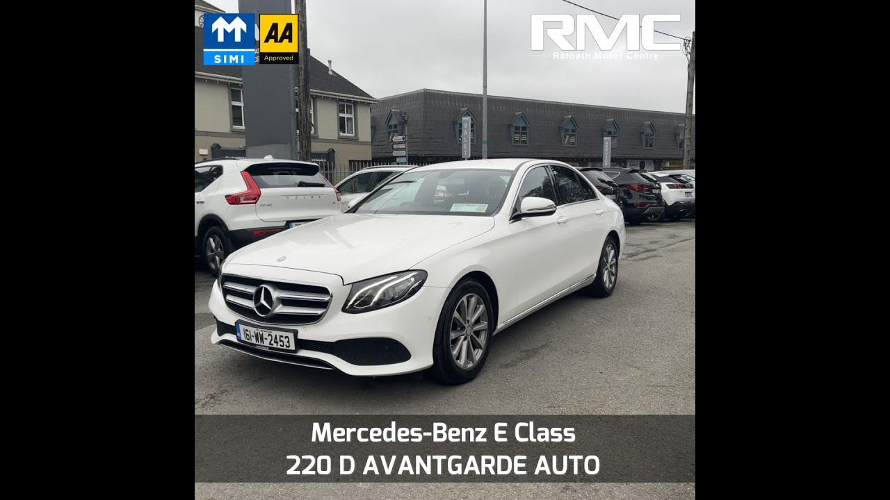 Mercedes-Benz E Class 220 D AVANTGARDE AUTO - YouTube