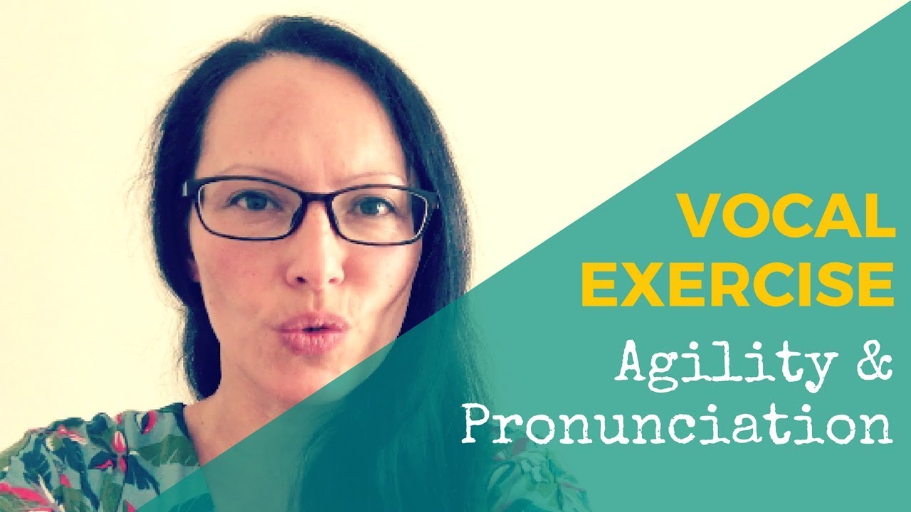 VOCAL EXERCISE | Agility & Pronunciation | Major Scale - YouTube