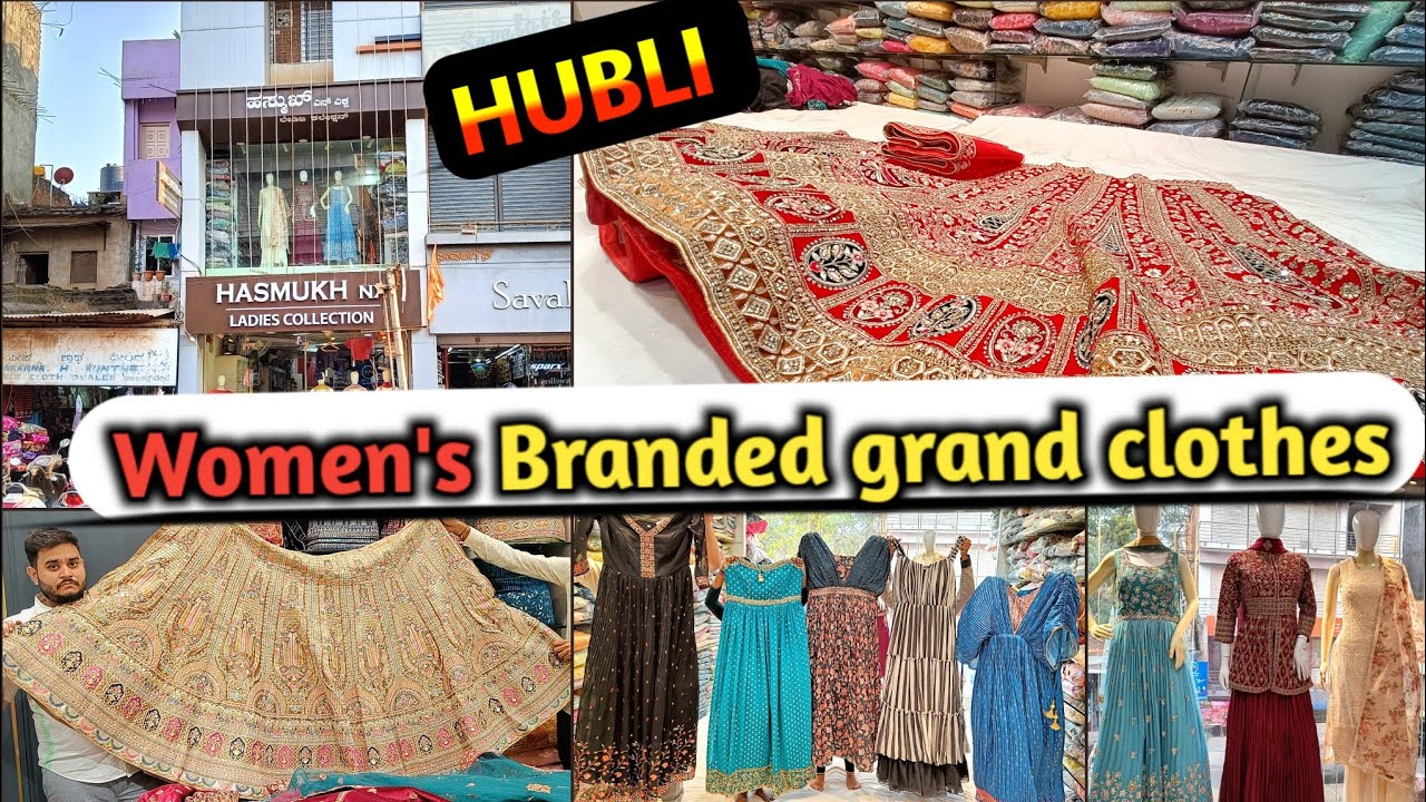women's branded marriage clothes in Hubli/Hubli wholesale market#hubli ...