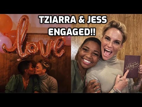 JESS FISHLOCK AND TZIARRA KING OFFICIALLY ENGAGED!! WHAT A LOVE STORY ...