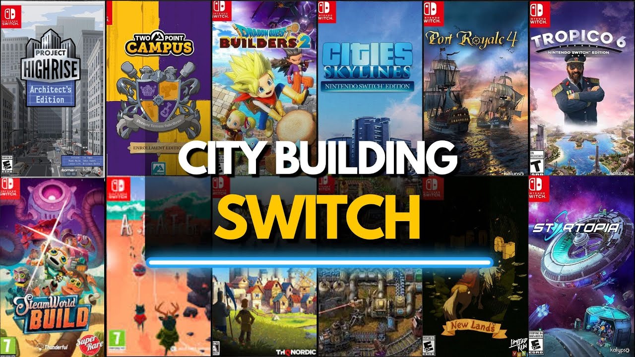 TOP 20 Best City Building Games on Nintendo Switch (2025) - YouTube