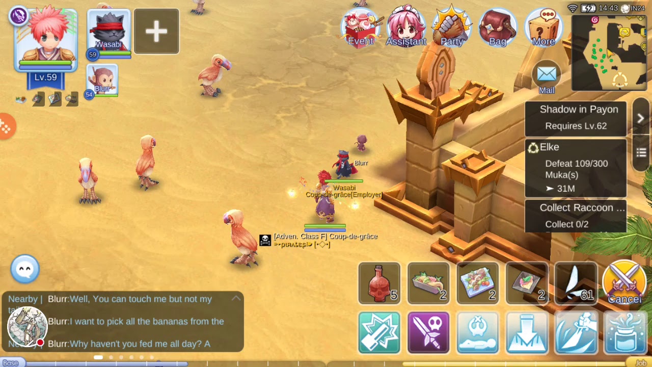 Ragnarok M - Assassin cross (Minstrel Morroc quest - 300 Muka) - YouTube