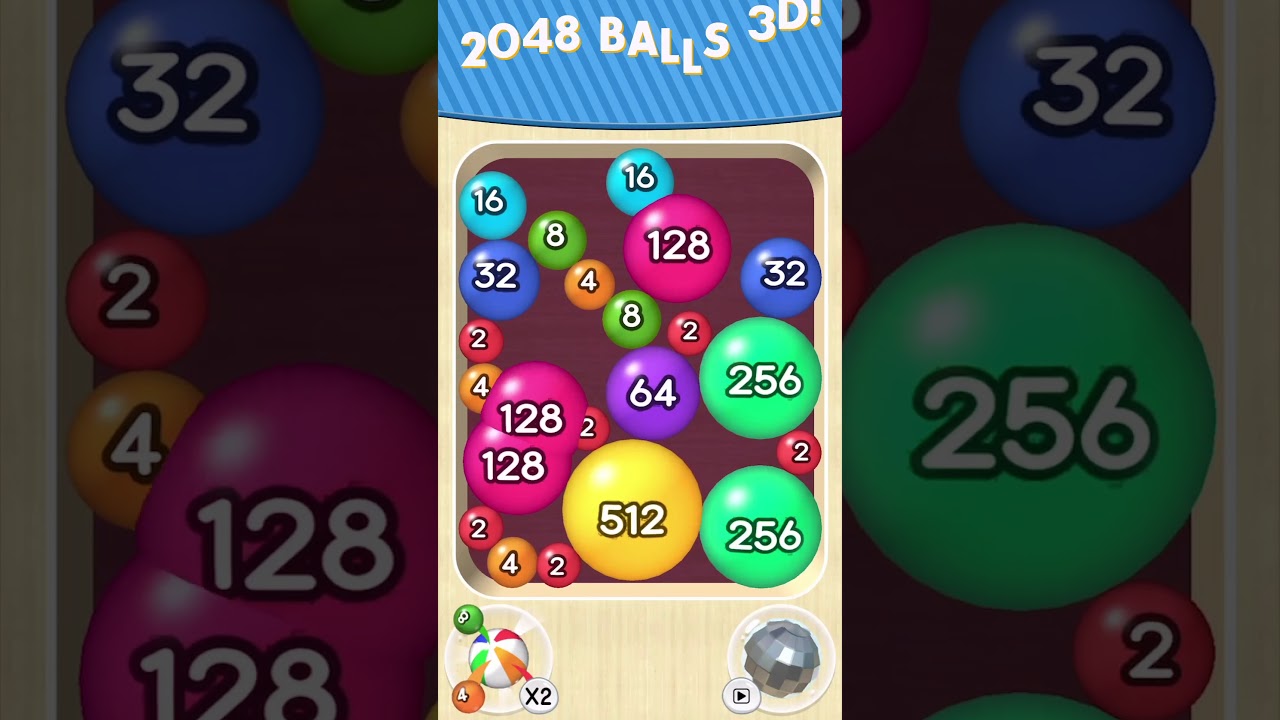 2048 Ball 3D - Những quả bóng toán học