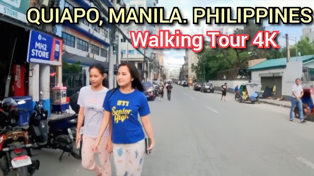 QUIAPO MANILA -4K Walking Exploring Quiapo,Manila.Philippines. - YouTube
