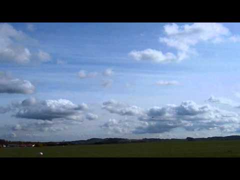 Ae 45 twin engined Czech taxi takeoff wind 10 m  sec
