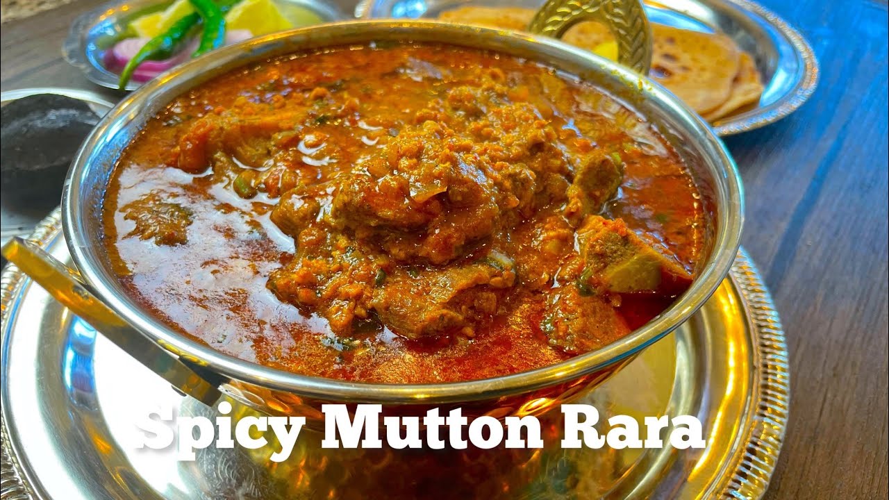 Mutton Rara|Quick and Spicy Mutton Rara Recipe Marathi Style|Mutton ...