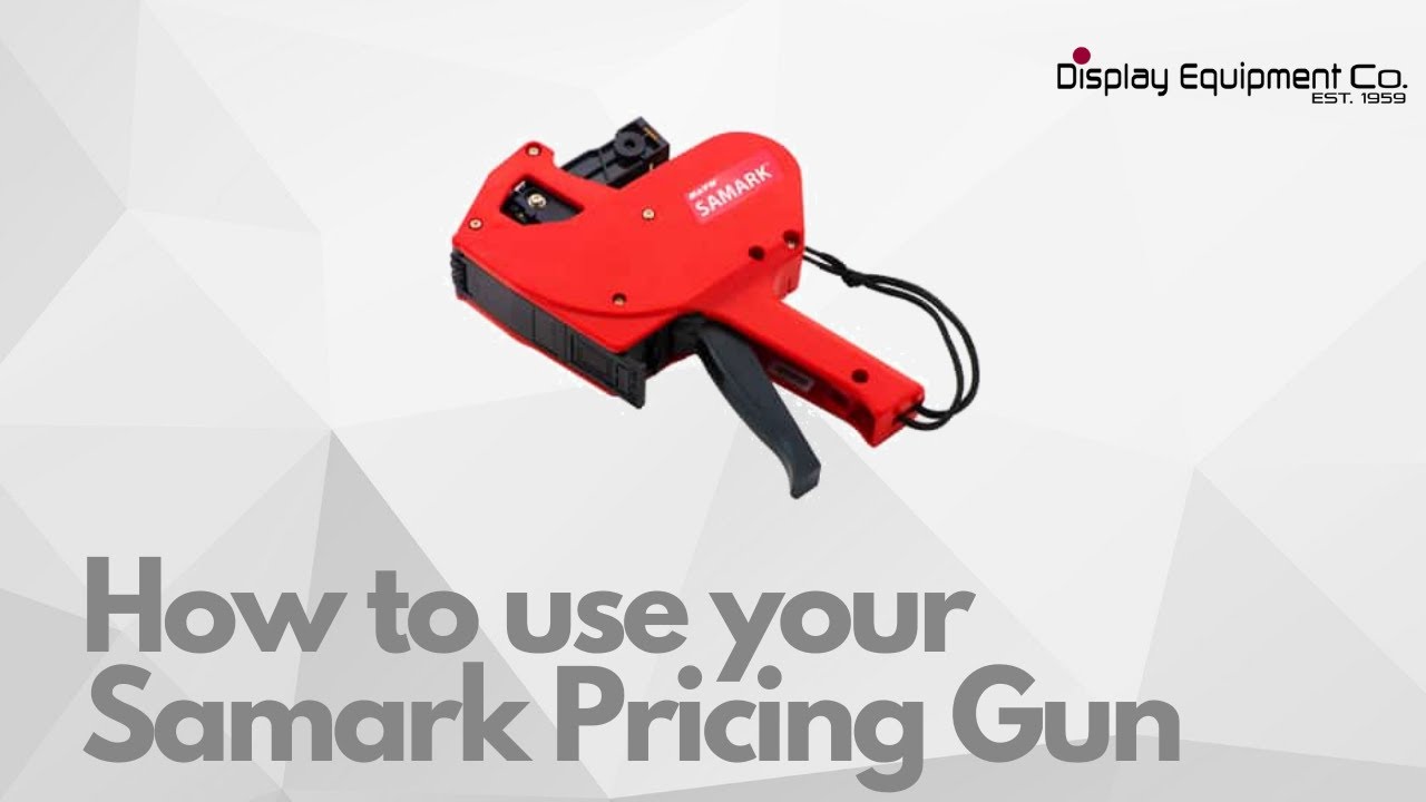 How to use your Samark Pricing Gun - YouTube