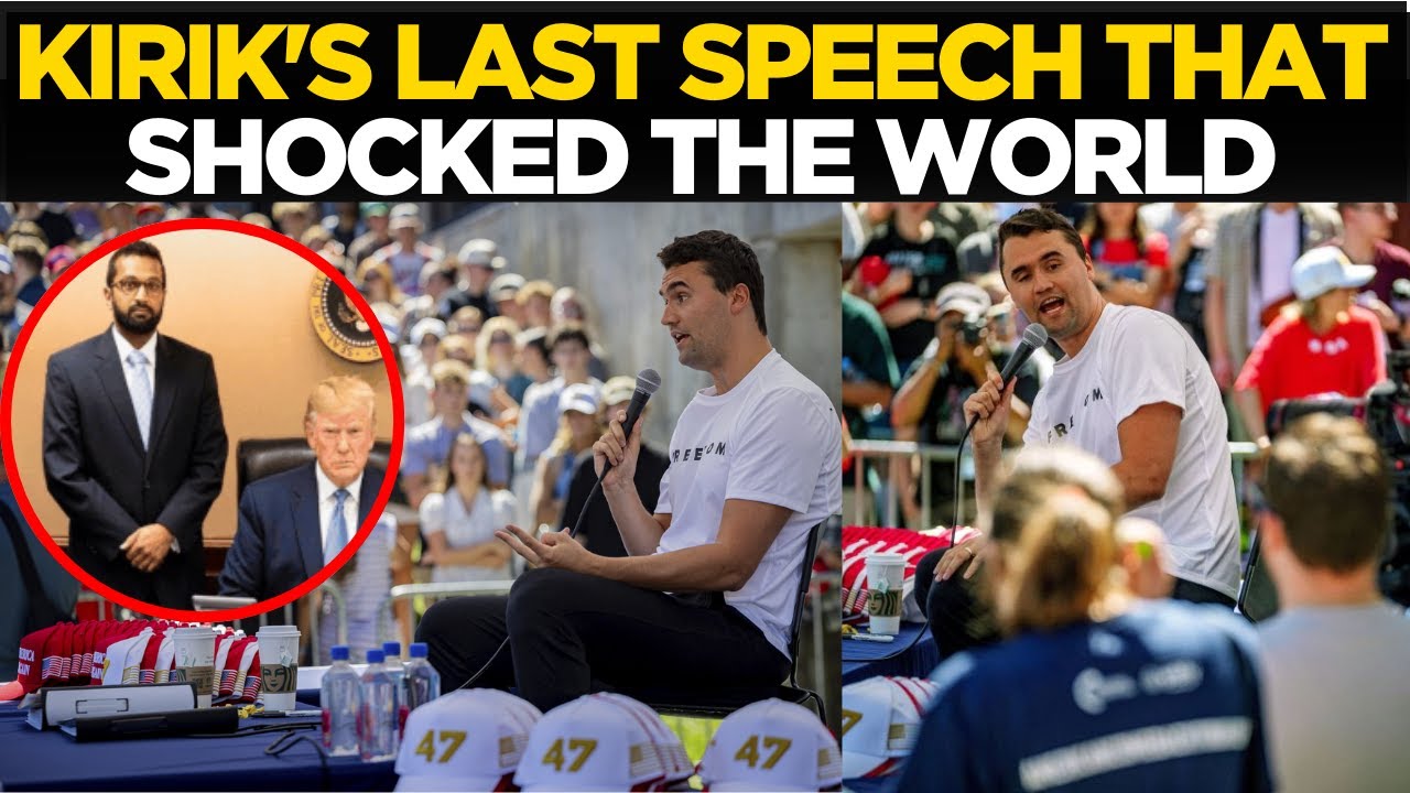 Charlie Kirk LIVE | Charlie Kirk’s Last Speech Before Assassination ...