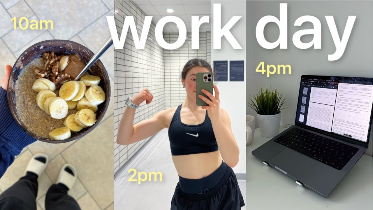 My 8 hour work day routine | How I balance a new freelance job - YouTube