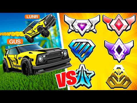PROS vs EVERY RANK IN ROCKET LEAGUE!