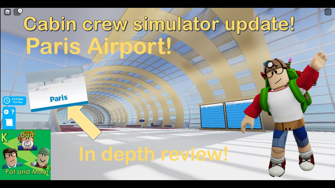 Cabin crew simulator Paris Airport Review I kewincool family - YouTube