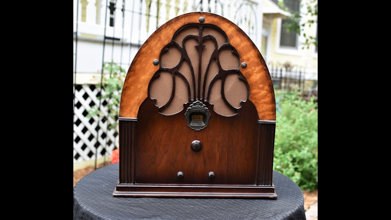 Philco model 20 deluxe - YouTube