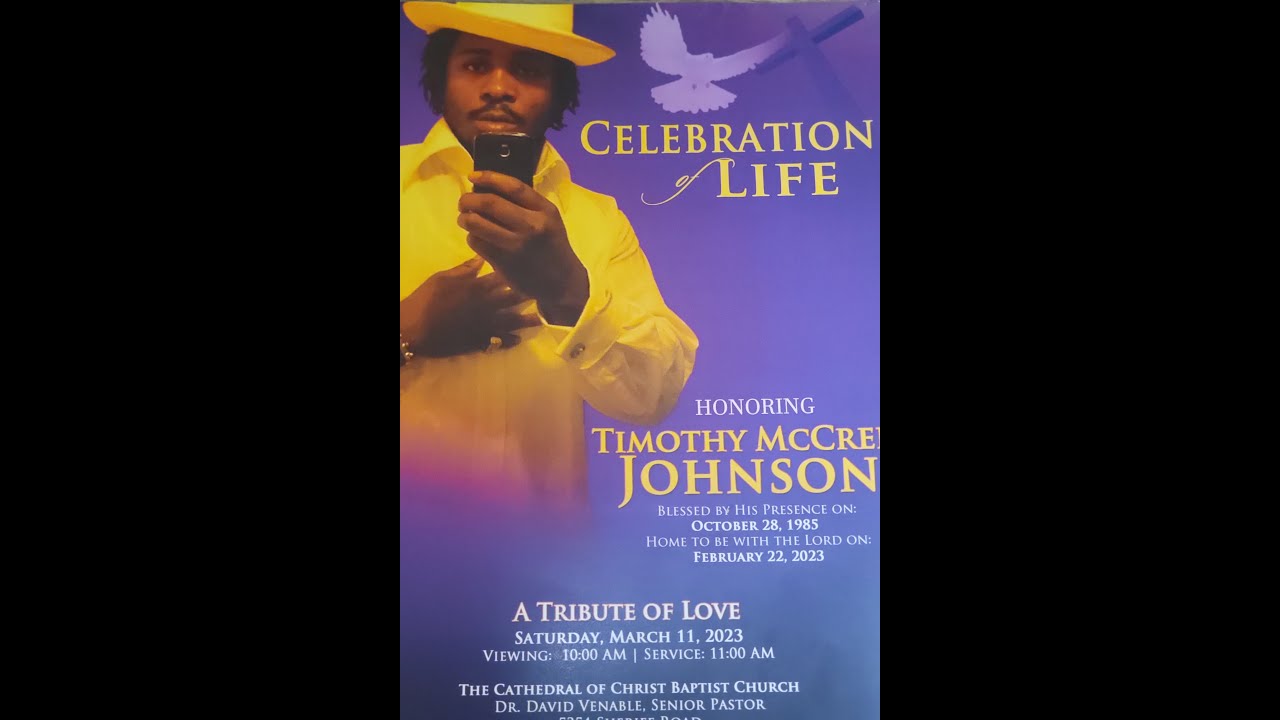 Timothy McCree Johnson Service - YouTube