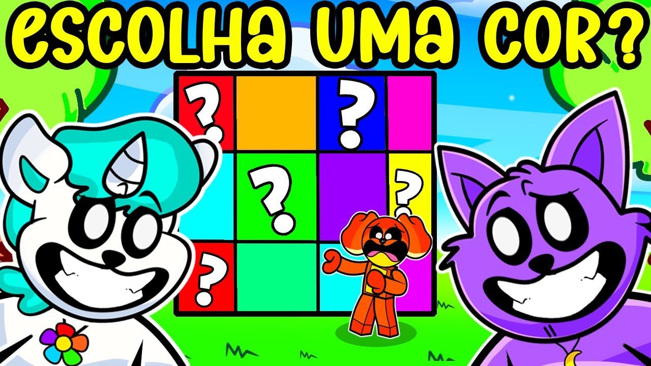 DESAFIO DESENHE com UMA COR dos Smiling Critters no Roblox - YouTube