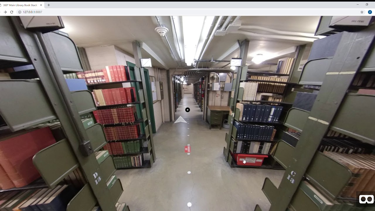 360° Main Library Book Stack Tour - YouTube