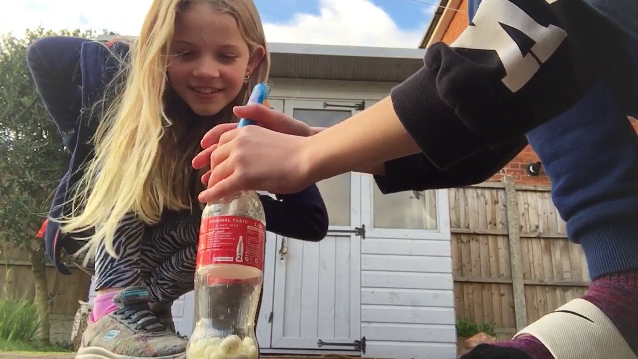 Coke And Mentos Challenge Youtube