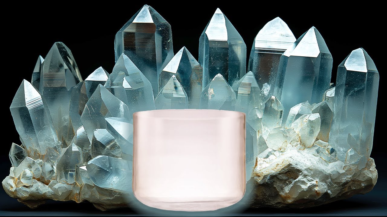174 Hz Quartz Crystal Singing Bowl | Perfect Pitch Heart Chakra ...
