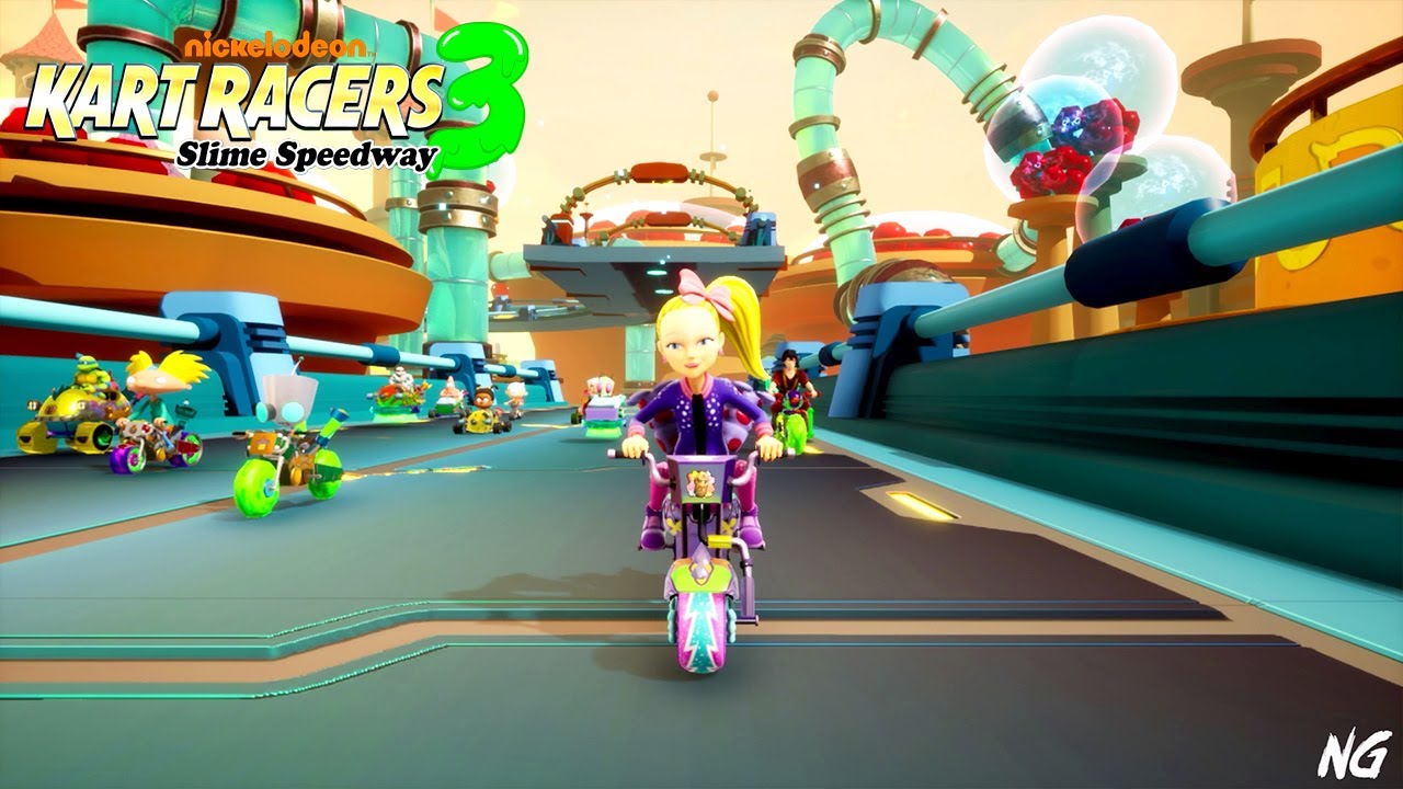 Nickelodeon Kart Racers 3 - All Characters And Stages Gameplay ...