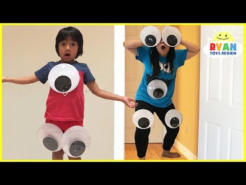 Kids Pretend Play with  Mommy and Daddy Giant Magical Googly Eyes