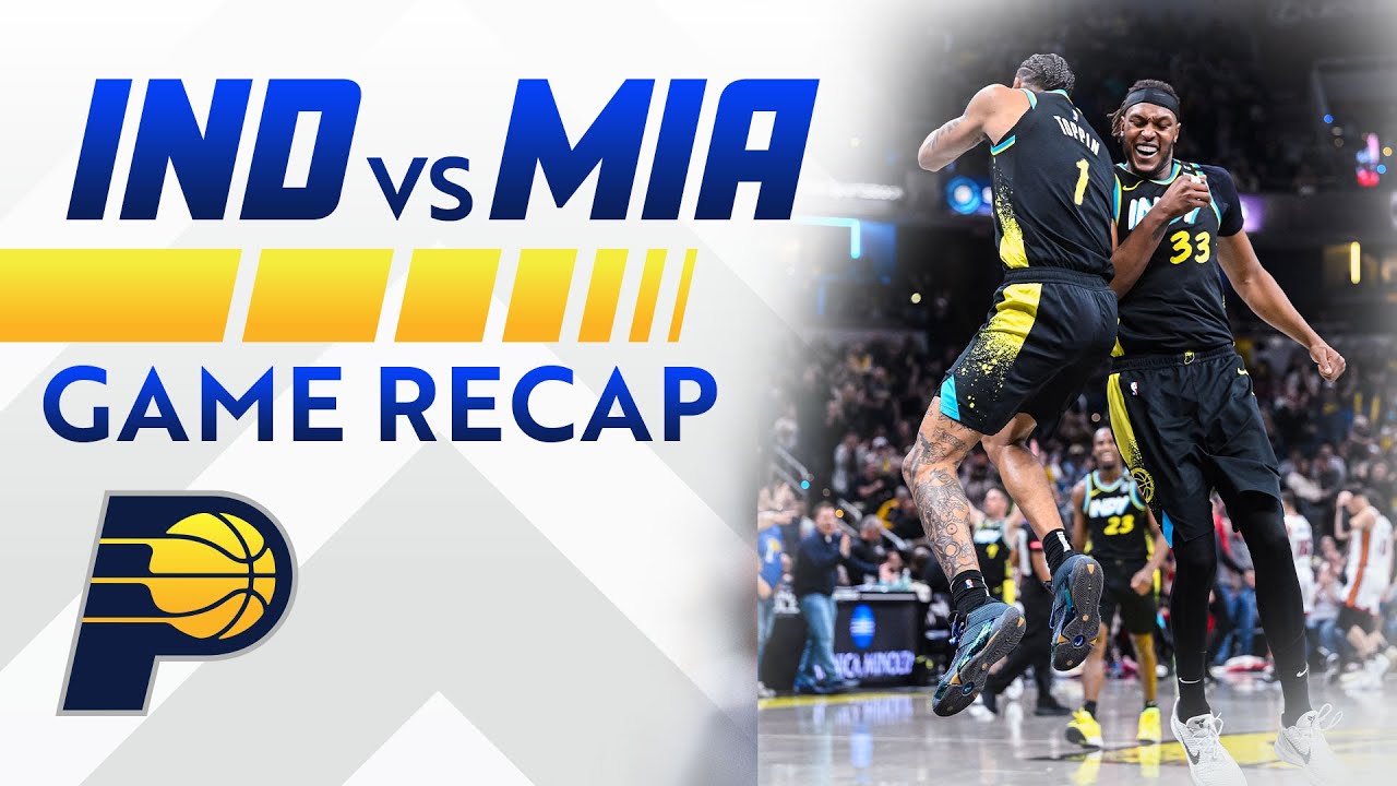 Game Recap: Indiana Pacers Hold Off Heat, Remain Six Seed in Playoff ...
