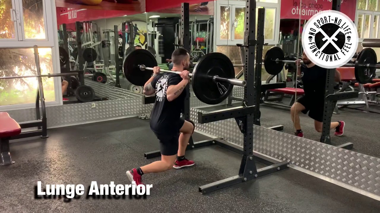 Lunge Dinámico Anterior - YouTube