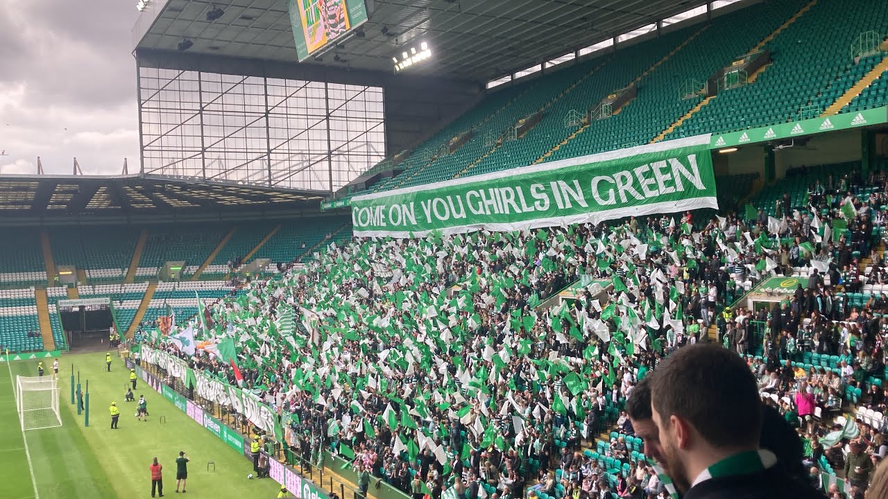 Green Brigade & BHOYS at the Celtic End. | Celtic vs Hearts | 21.05.23 ...