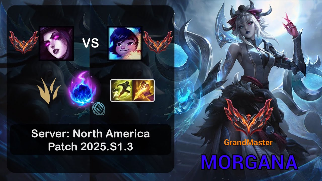 Morgana Jungle vs Nunu - NA GrandMaster - Patch 25.S1.3 - YouTube