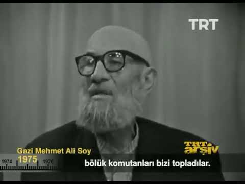 26 Ağustos Kurtuluş savaşı gazisi Mehmet Ali soy. Büyük taarruz başladığı günü anlatıyor.