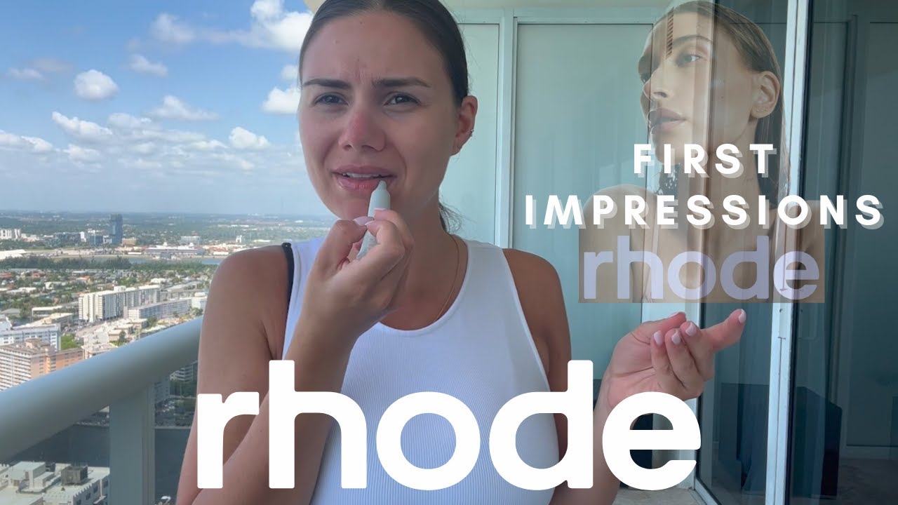RHODE SKIN REVIEW | Honest First Impressions - YouTube