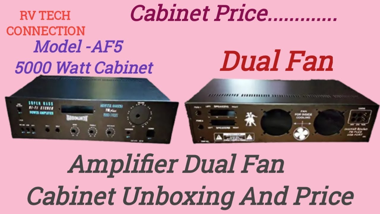 Amplifier 5000 Watt Amplifier Cabinet Unboxing And Price #RV TECH ...