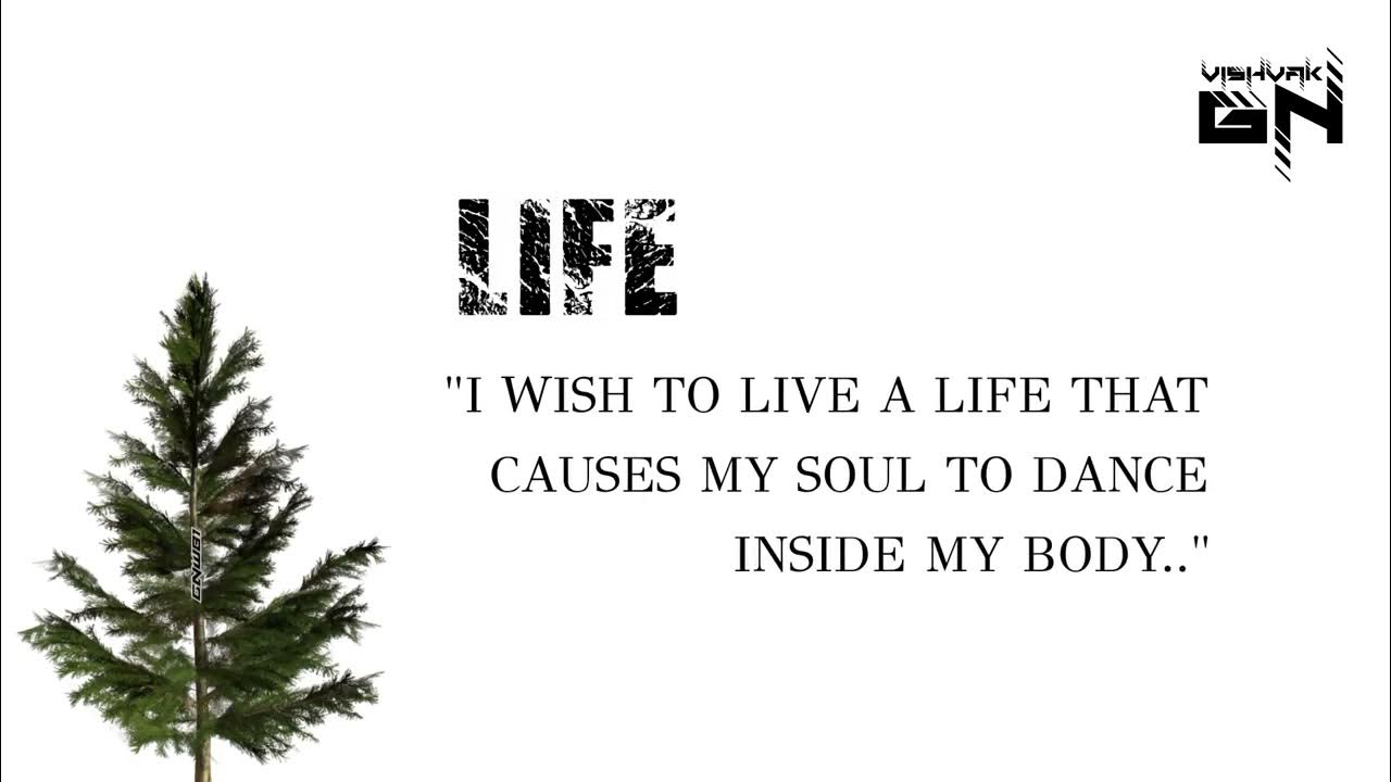 I Wish To Live A Life That Causes My Soul To Dance Inside My Body