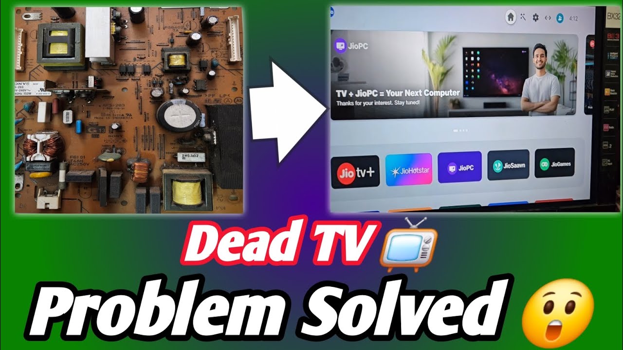 Dead TV Problem Solved || How To Repair Dead Tv - YouTube