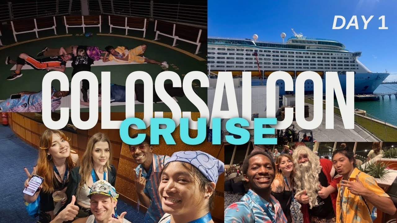 Colossalcon Cruise 2025 Day 1 | Con Vlog - YouTube